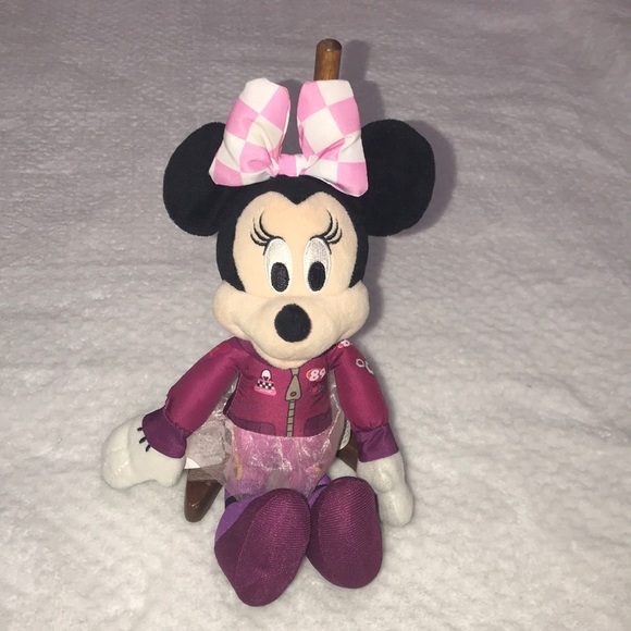 Disney | Toys | Disney Jr Roadster Racers Minnie Mouse Race Car Plush ...
